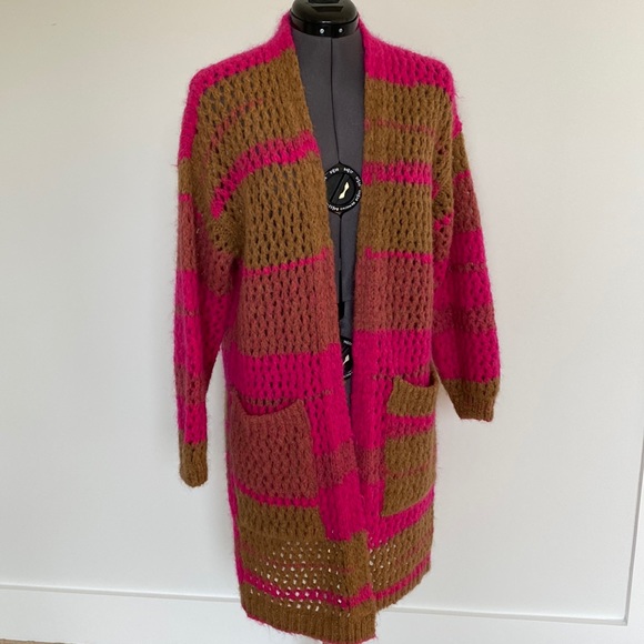 Sita Murt | Sweaters | Open Weave Long Line Cardigan | Poshmark